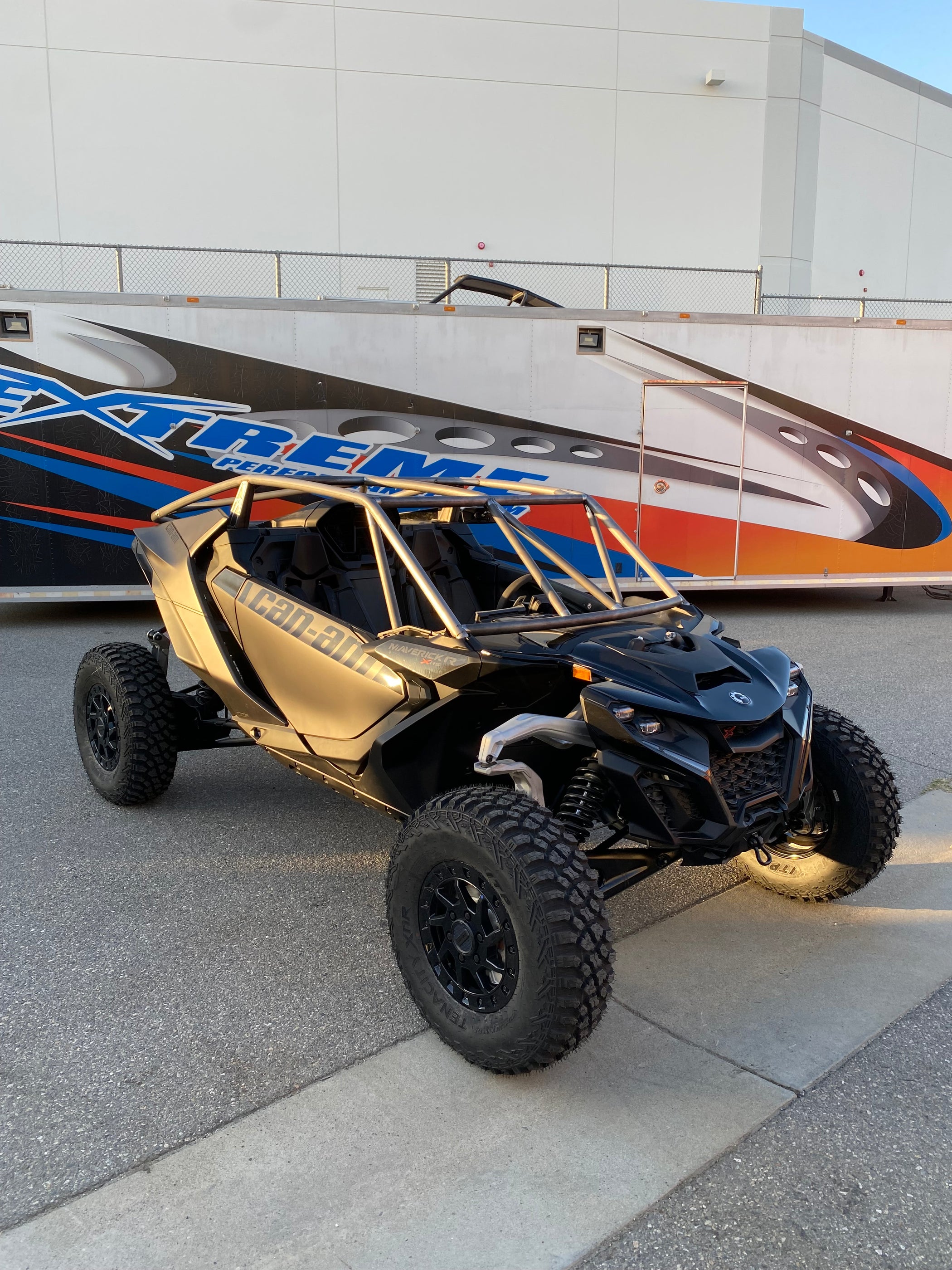 Can-Am Maverick R - Extreme Chromoly Roll Cage w/ Rear Bumper — Extreme ...
