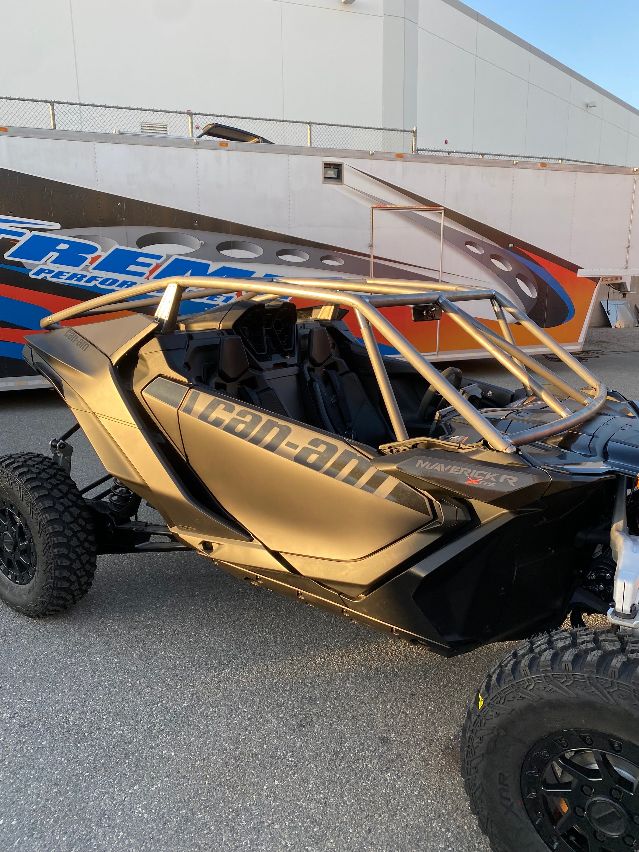 Can-Am Maverick R - Extreme Chromoly Roll Cage w/ Rear Bumper — Extreme ...