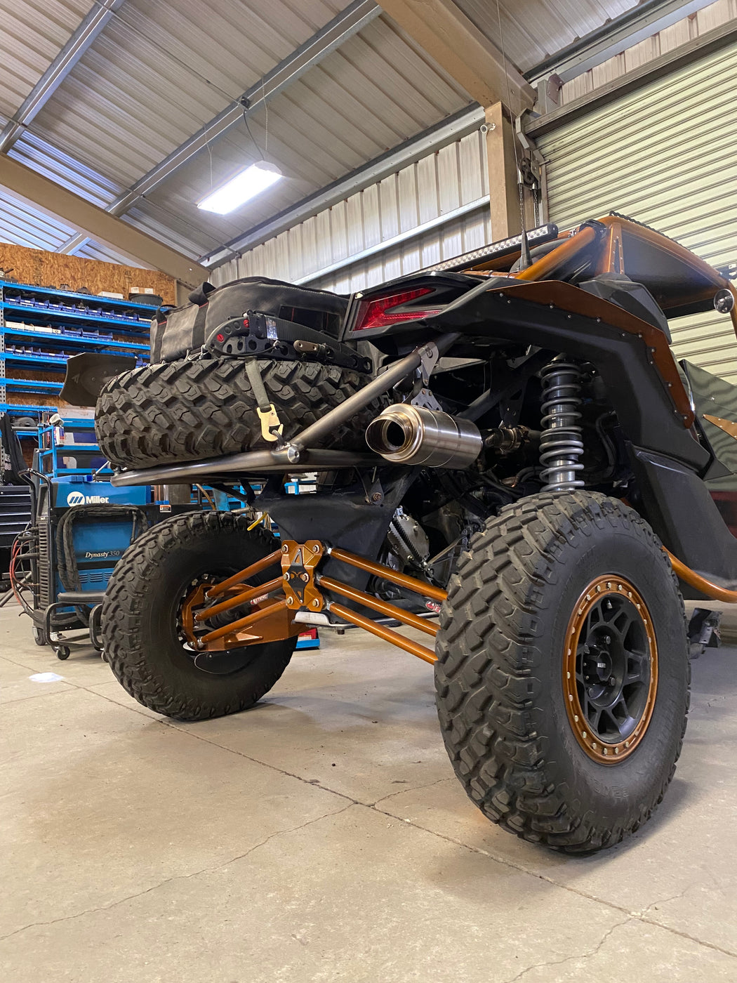 Can-Am X3 / X3 Max - Extreme Rear Bumper Low Mount Spare Tire Carrier ...